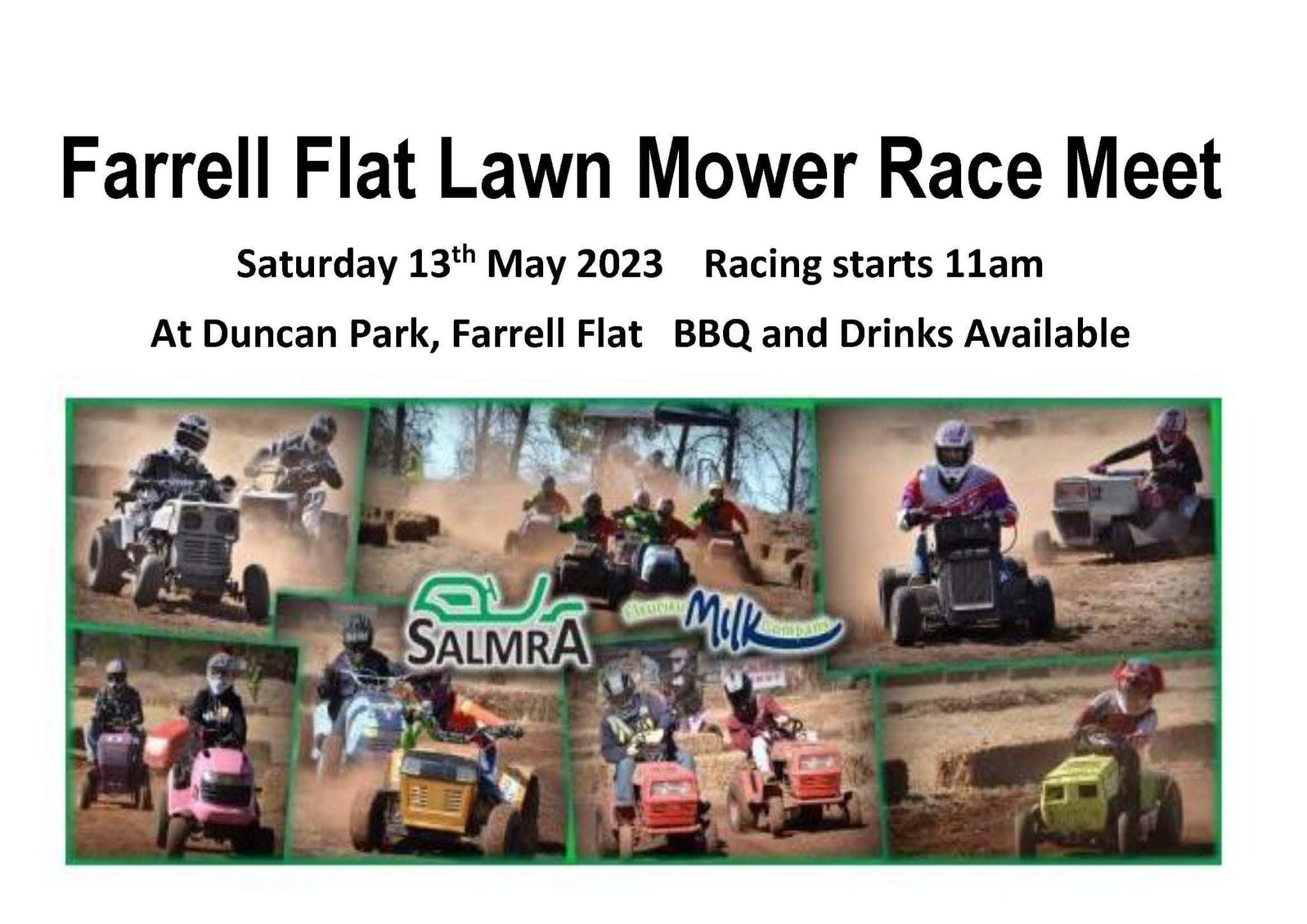 Farrell Flat Lawn Mower Races - Visit Burra
